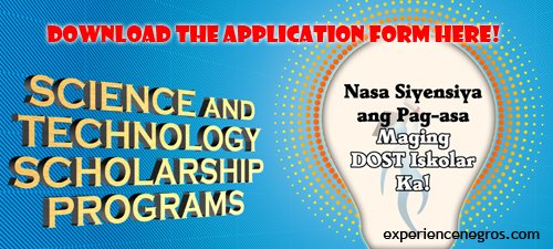 DOST Scholarship 2015 Application Forms Available for Download ...