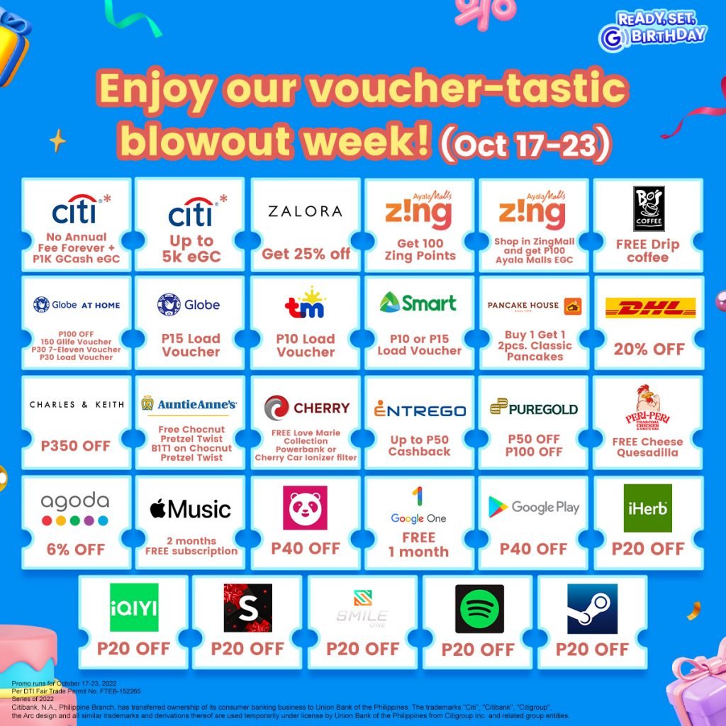 It’s GCash' Birthday! Bigger Rewards and Exciting Deals on October 17 ...